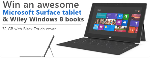 Win a Windows 8 Ultrabook plus Wiley Windows 8 awesome books